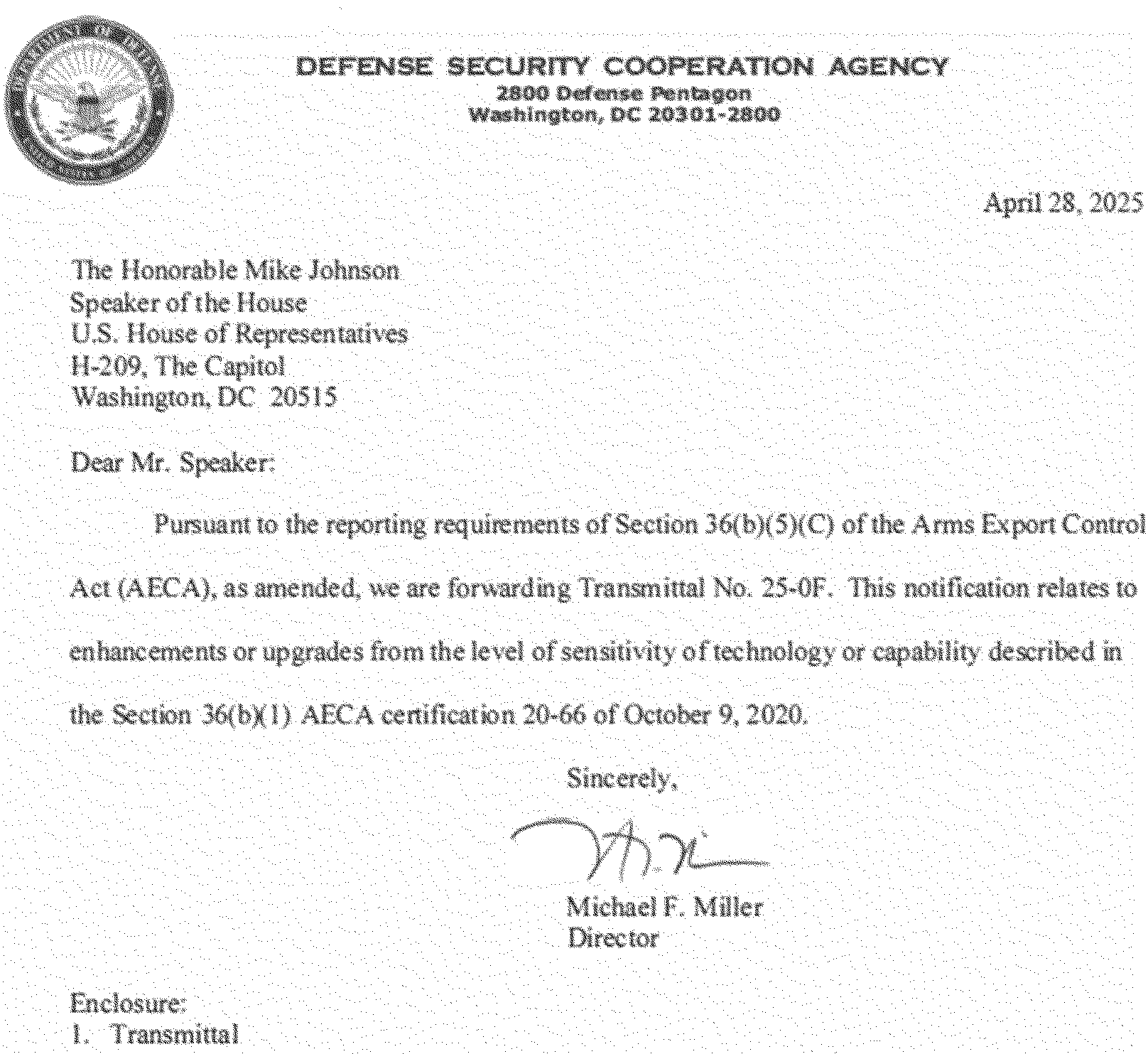 Federal Register :: Arms Sales Notification