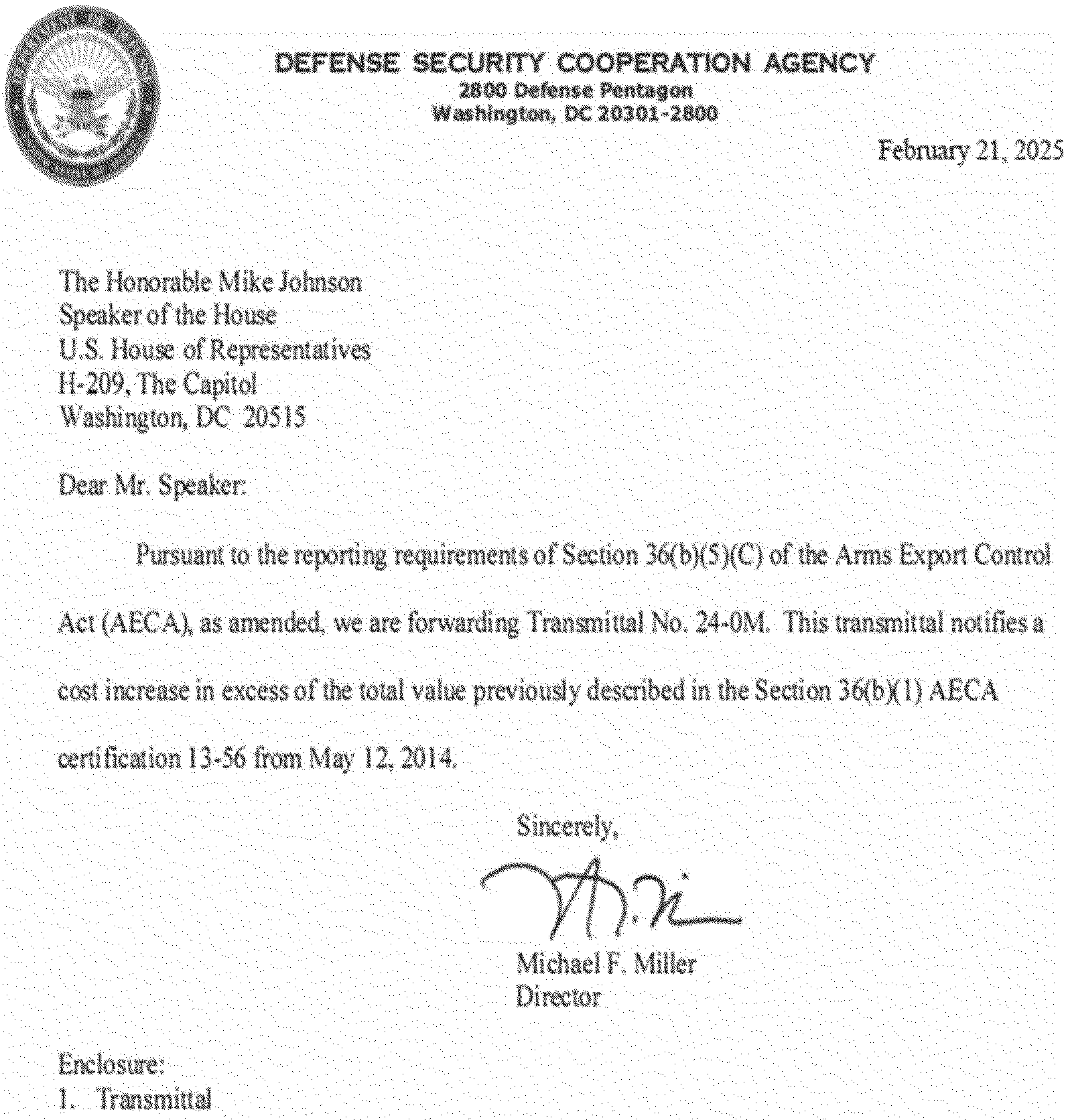 Federal Register :: Arms Sales Notification
