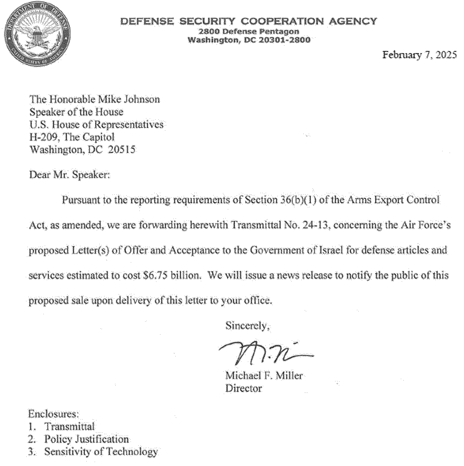 Federal Register :: Arms Sales Notification